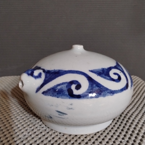 Art | Large Antique Japanese Pottery Calligraphy Suiteki Water Dropper ...